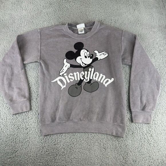 Disney | Shirts | Disneyland Gray Mickey Mouse Sweatshirt | Poshmark